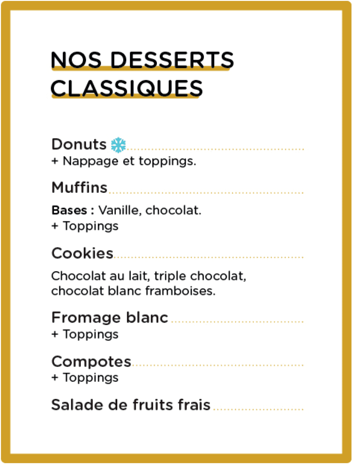 Découvrir la carte - Bagel Corner | Bagels - Donuts - Café